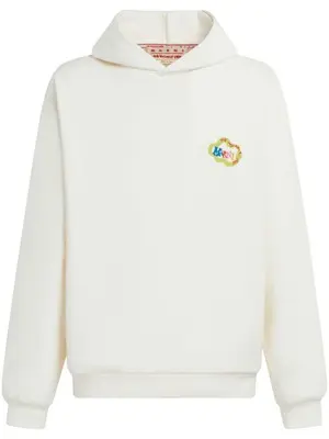 Marni Logo-print Hoodie - White