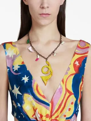 Marni Bead-detailing Chain-link Necklace