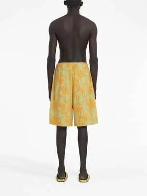 Marni Graphic-print Drop-crotch Shorts