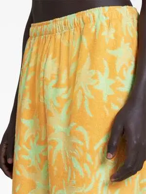 Marni Graphic-print Drop-crotch Shorts
