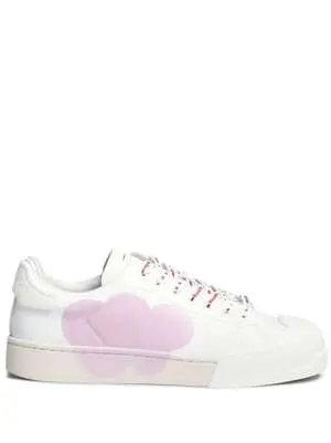Marni Graphic Print Low Top Sneakers - White