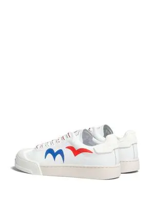 Marni Graphic Print Low Top Sneakers - White