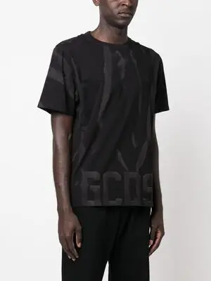 Gcds Logo-print Cotton T-shirt