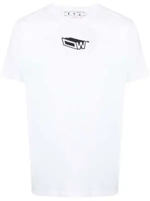 Off-White Graphic-print Cotton T-shirt - White