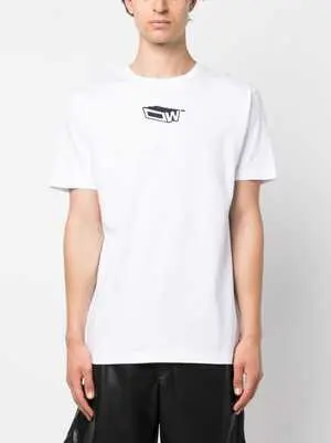 Off-White Graphic-print Cotton T-shirt