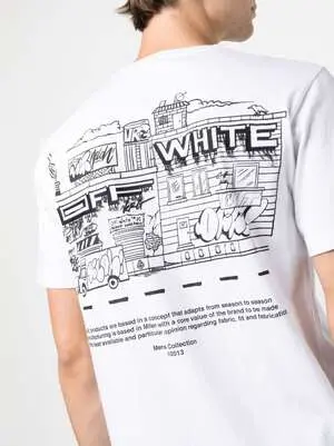 Off-White Graphic-print Cotton T-shirt