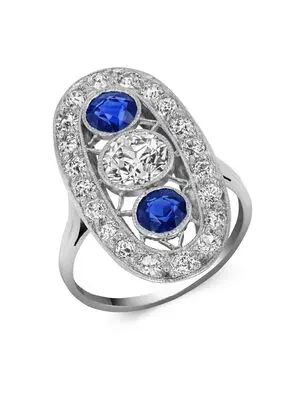PRAGNELL 18k And Platinum Cocktail Ring