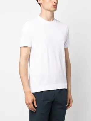 FINAMORE 1925 Crew-neck Cotton T-shirt - White