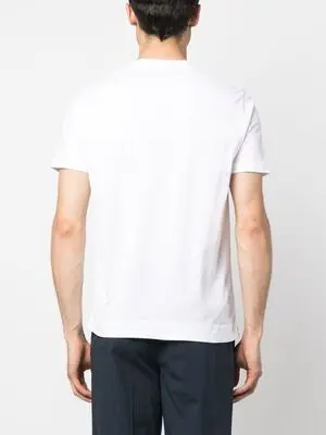 FINAMORE 1925 Crew-neck Cotton T-shirt - White