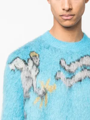 Marni Angel-motif Knitted Jumper