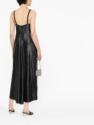 MAISON MARGIELA Moiré-effect Midi Dress