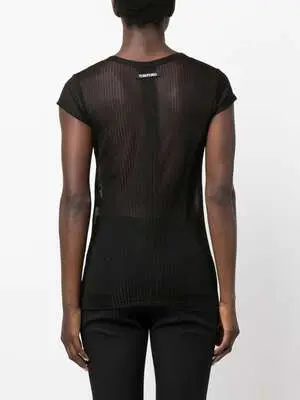 TOM FORD Sheer Crewneck T-shirt