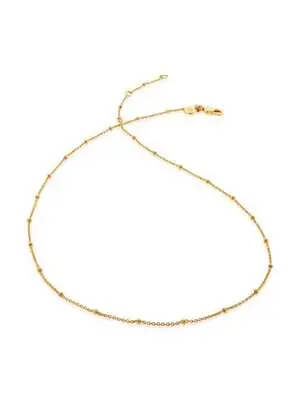 Monica Vinader Bead-detail -vermeil Necklace - Gold
