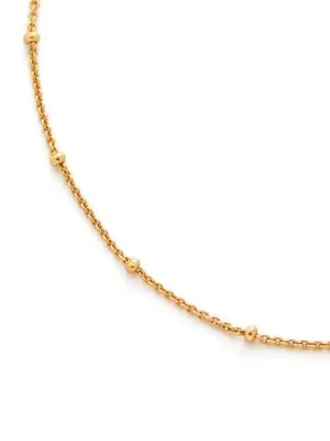 Monica Vinader Bead-detail -vermeil Necklace - Gold