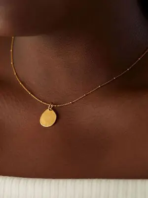 Monica Vinader Bead-detail -vermeil Necklace - Gold