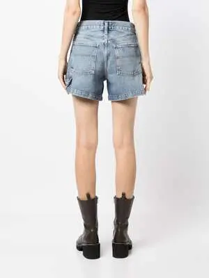 AGOLDE Magda Denim Short Shorts