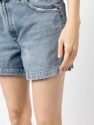 AGOLDE Magda Denim Short Shorts