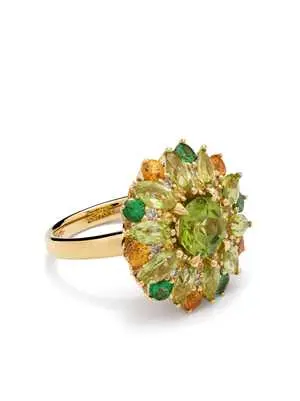 STEFERE 18kt Yellow Multi-stone Ring - Gold