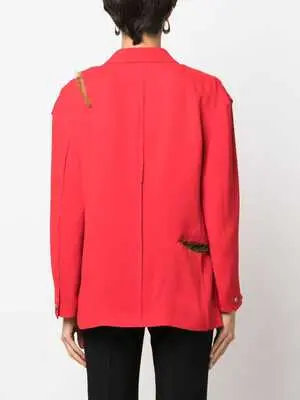 Undercover Boxy Tulle-trim Blazer