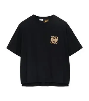 Loewe X Paula'S Ibiza Boxy T-Shirt - Black | Editorialist