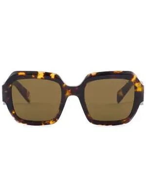 Prada Symbole Oversize-frame Sunglasses - Brown