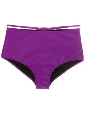GLORIA COELHO Strapless Bikini Set - Purple