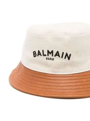 Balmain Light Pink Bucket Hat with Logo Tag 33194193_63802494_300.jpg main image 3
