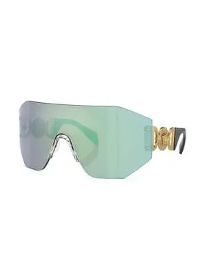Versace Mirrored Shield Sunglasses