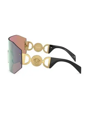 Versace Mirrored Shield Sunglasses