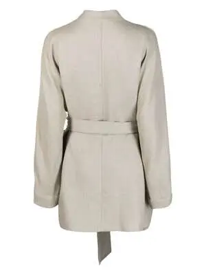 Dusan Linen Belted Cardigan