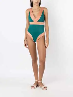 BRIGITTE Two-tone One-piece Swimsuit