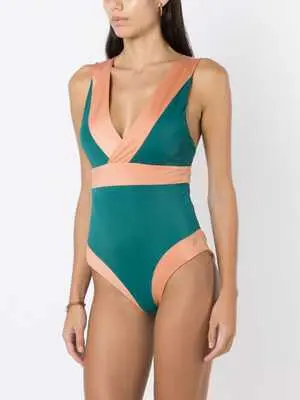 BRIGITTE Two-tone One-piece Swimsuit