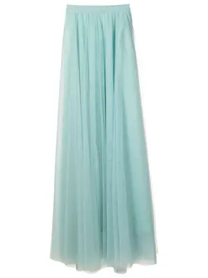 GLORIA COELHO Tulle Maxi Skirt