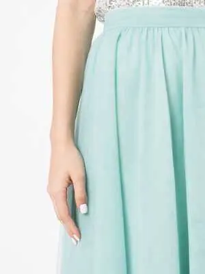 GLORIA COELHO Tulle Maxi Skirt