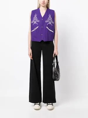 YOUTHS IN BALACLAVA Graphic-print Sleeveless Vest
