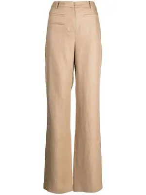 REJINA PYO Aletta Wide-leg Trousers - Brown
