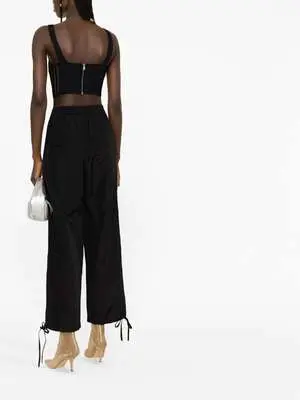 MSGM Tie-cuff Cropped Trousers