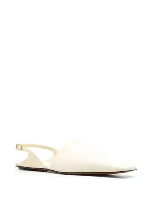 Nanushka Square-toe Slingback Mules