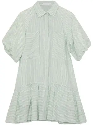 Simkhai Crissy Striped Dress - Green
