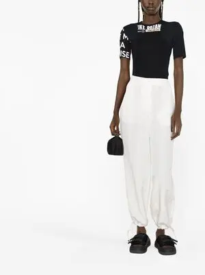 MSGM Elasticated Waist Trousers
