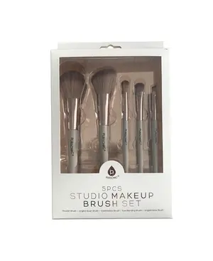 PURSONIC 5 Pcs Studio Makeup Brush Set - Gold
