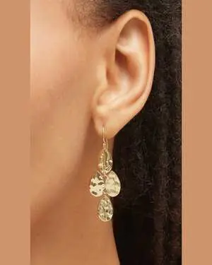 Ippolita 18k Small Crinkle Cascade Earrings