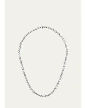FANTASIA BY DESERIO 0.25 Carats Per Station Cz Tennis Necklace - Clear