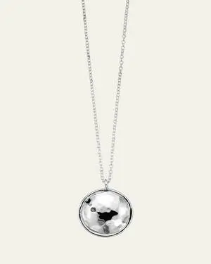 Ippolita Sterling Classico Goddess Hammered Pendant Necklace - Silver