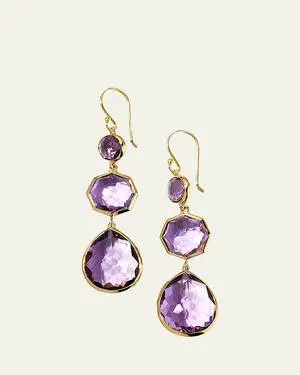 Ippolita Small Crazy 8's Dangle Drop Earrings - Amethyst