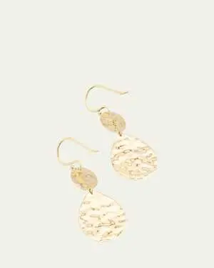 Ippolita Snowman Crinkle Drop Earrings In 18k