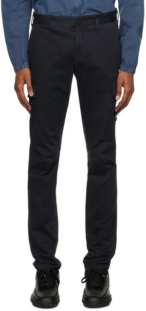 Stone Island Stone Island Navy Patch Cargo Pants - A0120 Navy Blue