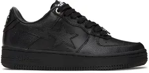 A BATHING APE BAPE Black STA #6 Sneakers - Black