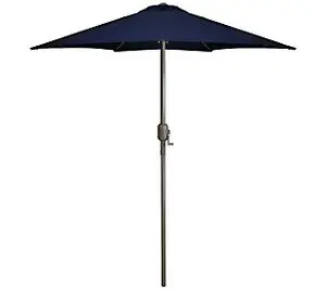 NORTHLIGHT 7.5' Market Umbrella With Hand Crank - One-color