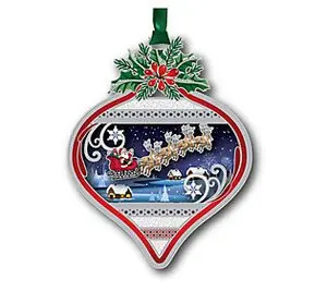 BEACON DESIGN S Christmas Scene Bulb Ornament - One-color